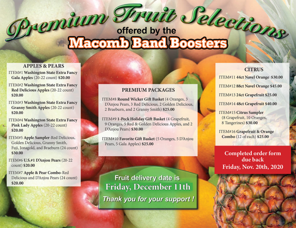 Fundraising – Macomb Bands